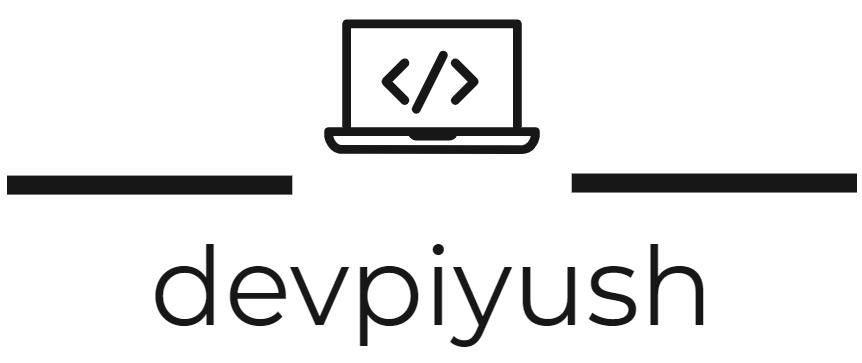 DevPiyush Portfolio Website